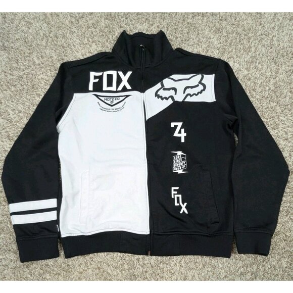 Fox | Jackets & Coats | Fox Racing Jacket Mens Small White Red Black ...